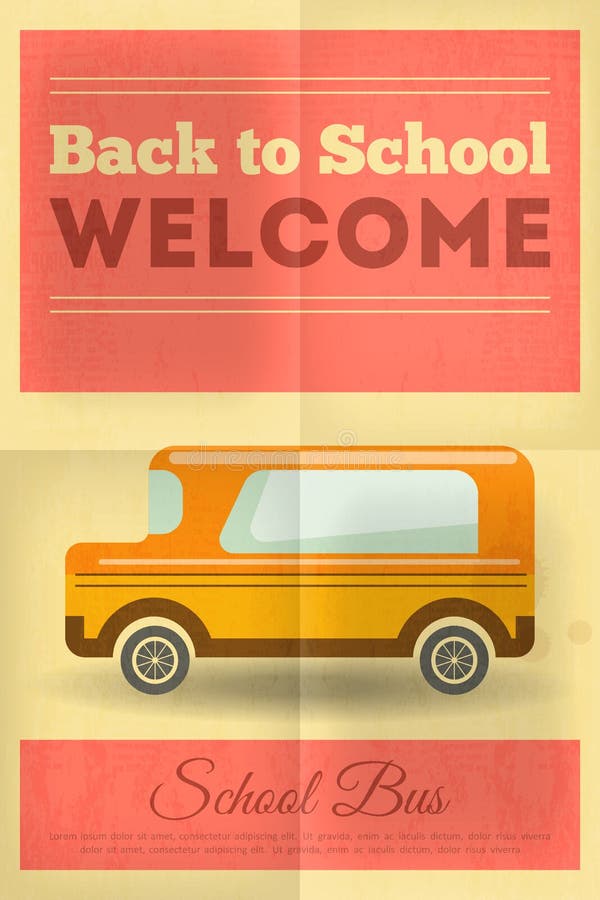 Back to School stock vector. Illustration of retro, back - 41974675