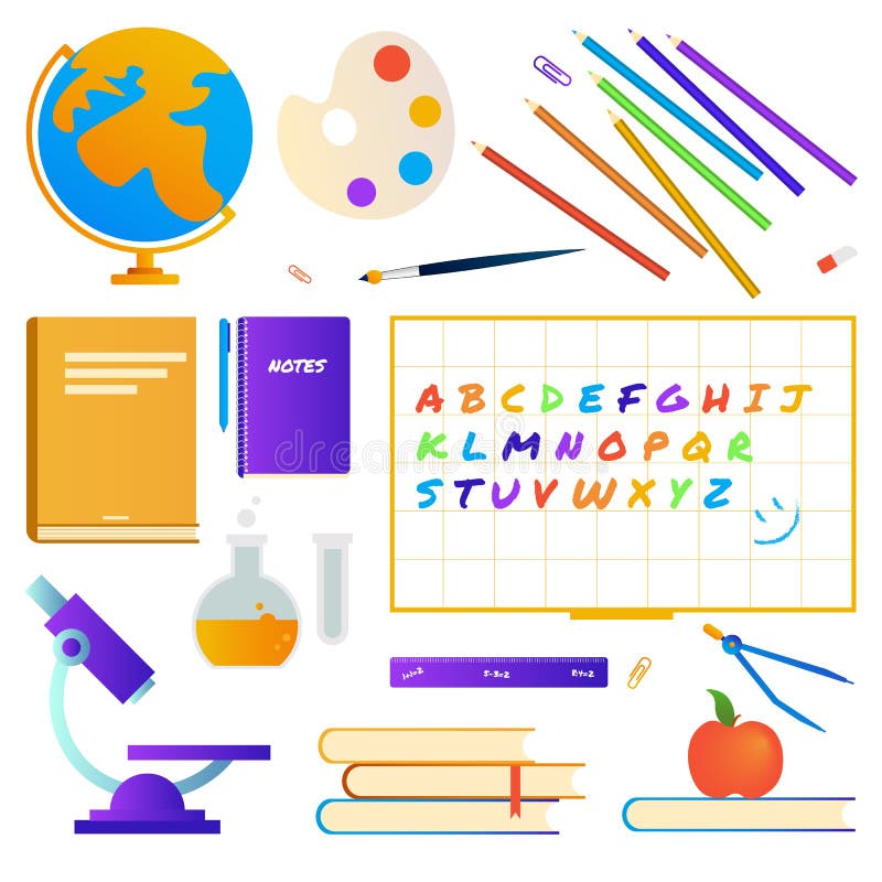 Back To School Seamless Vector Pattern. Good for Textile Fabric Design ...