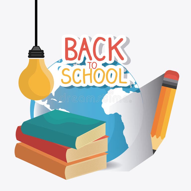 Back To School Season Design. Stock Vector - Illustration of knowledge ...