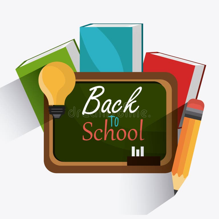 Back To School Season Design. Stock Vector - Illustration of modern ...