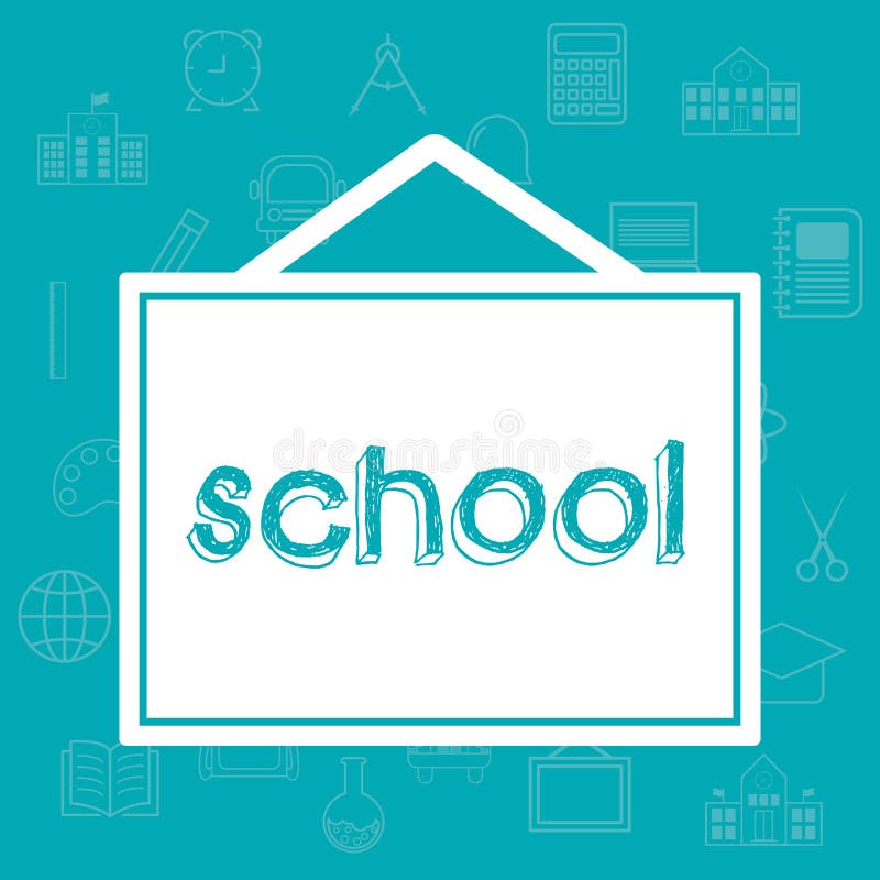 Back to school season stock vector. Illustration of highschool - 60565847