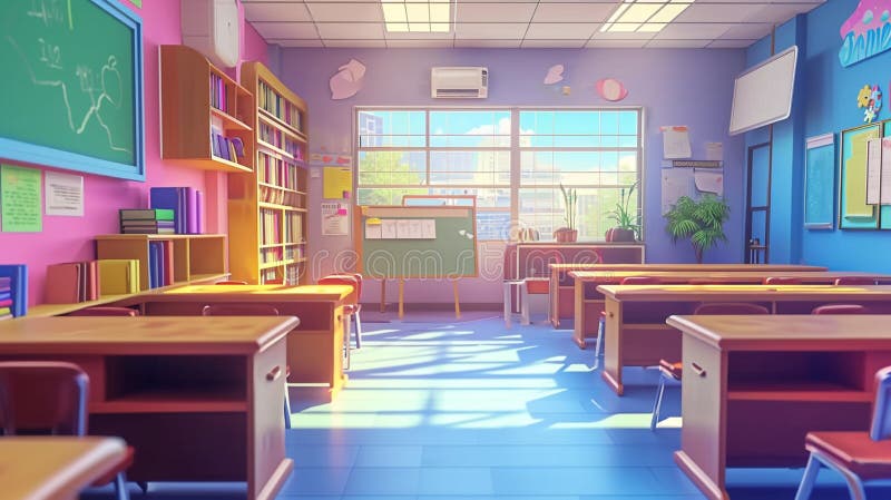 Back To School. Selective Focus. Generative AI, Stock Illustration ...