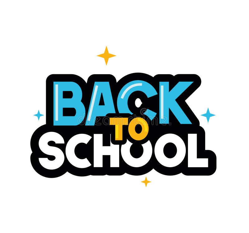 Back to school sign stock vector. Illustration of education - 288662665