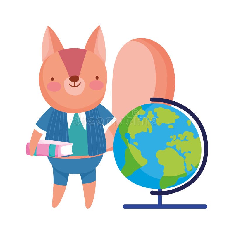 Animal World Funny Cartoon Map Stock Illustrations – 329 Animal World ...