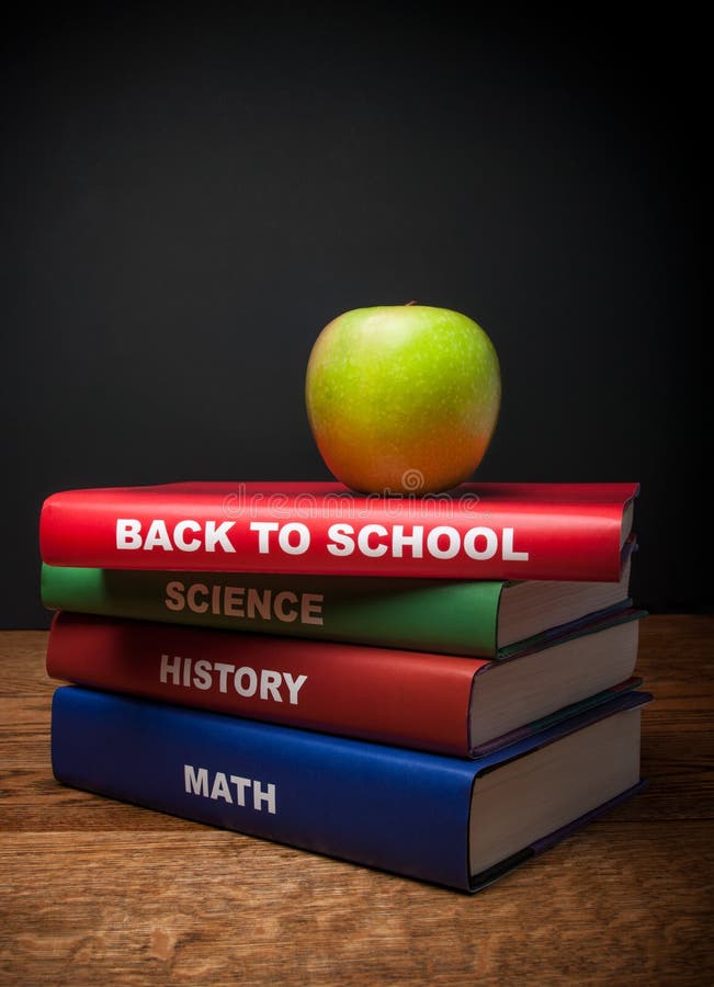 Back To School Stack of Books Stock Photo - Image of school, book: 39792604