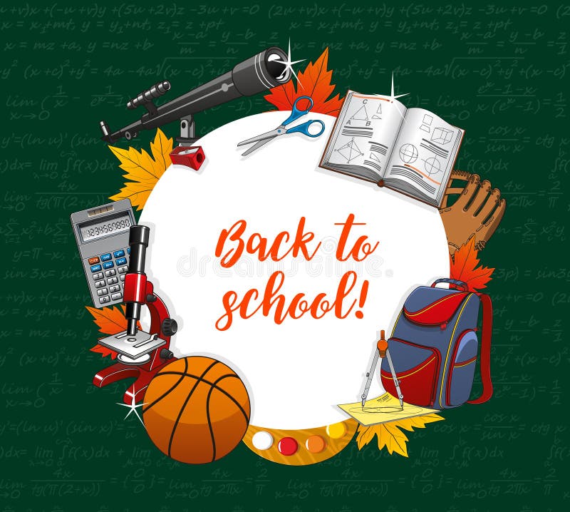 Welcome Back To School Math Class Stock Illustrations – 82 Welcome Back ...