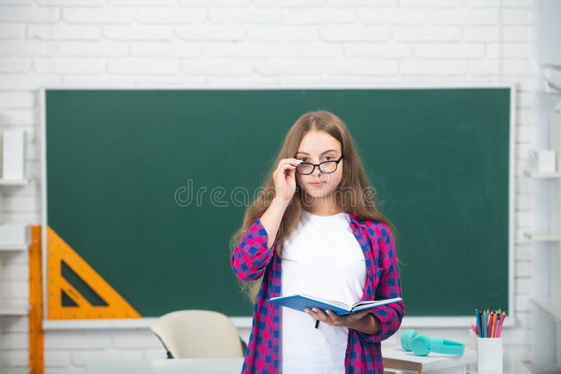 Back To School. School and Students in Classroom. Education Kids. Child ...
