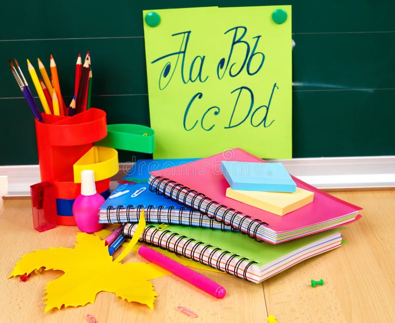 Back to school supplies. stock photo. Image of lifestyles - 20314458