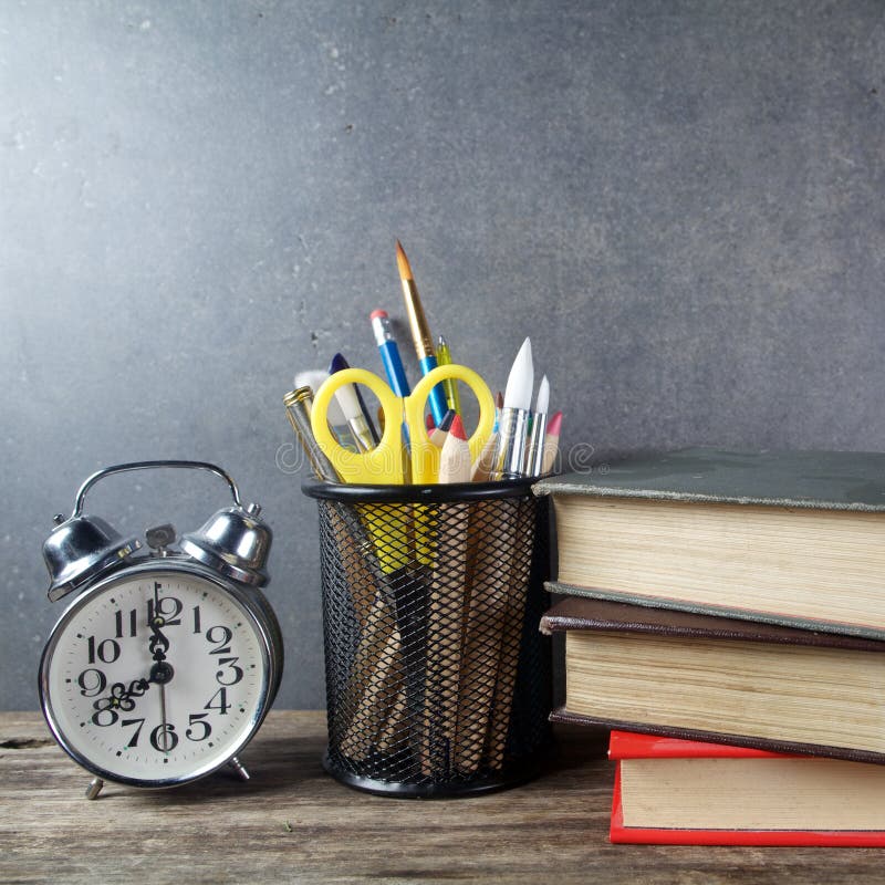 Back to school supplies stock image. Image of classroom - 57776887