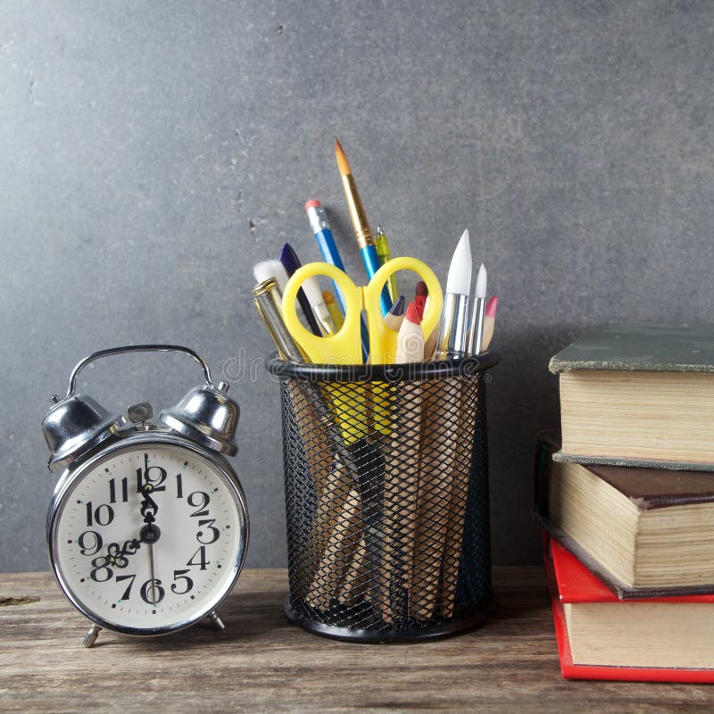 Back to school supplies stock photo. Image of book, paper - 57776968