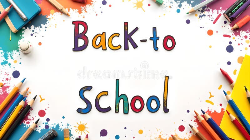 Back To School Supplies. School Supplies, Education, and Learning Stock ...