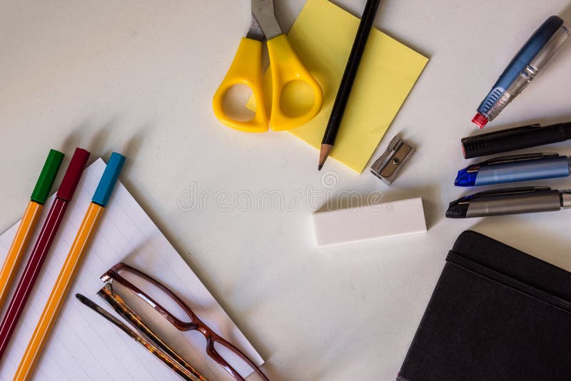Back To School_School Supplies for a Fresh Start Stock Image - Image of ...