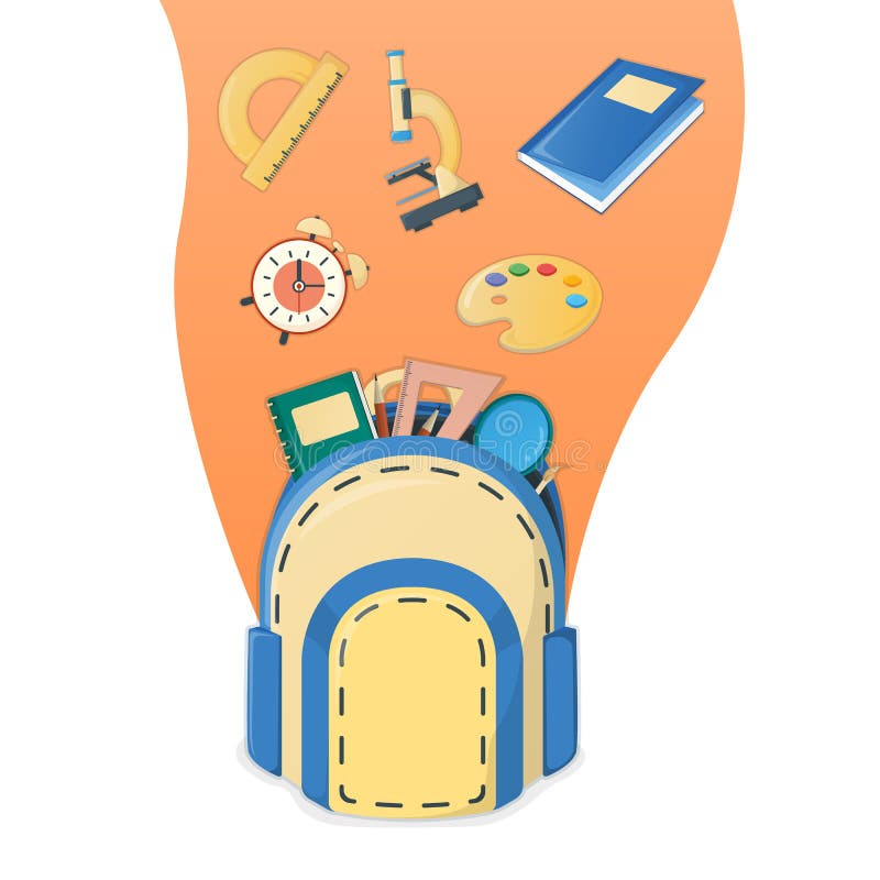 Cartoon Classroom Item Stock Illustrations – 540 Cartoon Classroom Item ...