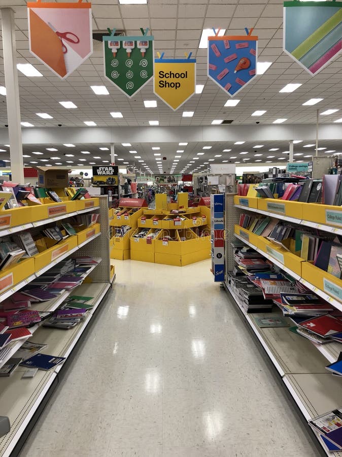 Back To School Target Shelfs Editorial Photo - Image of student, shelfs ...