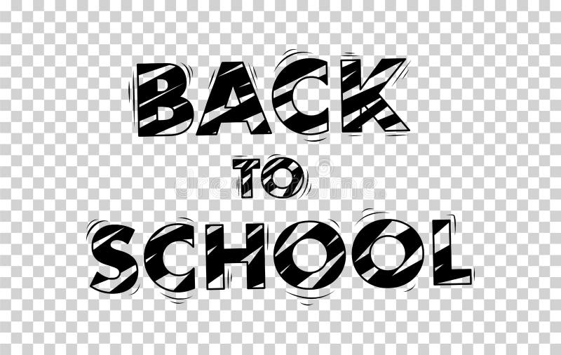 Back To School Text on Png or Transparent Background,vector ...
