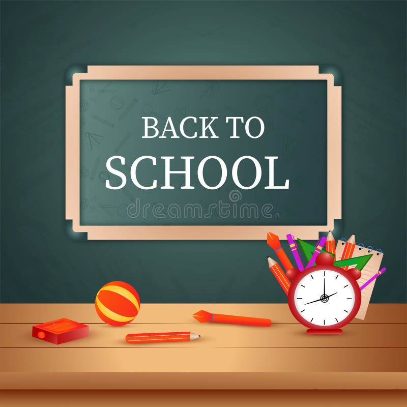 Back To School Text Vector Design Template. Welcome Back To School ...