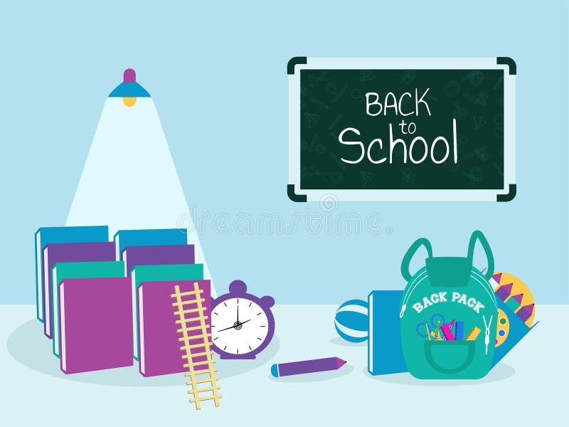 Back To School Text Vector Design Template. Welcome Back To School ...