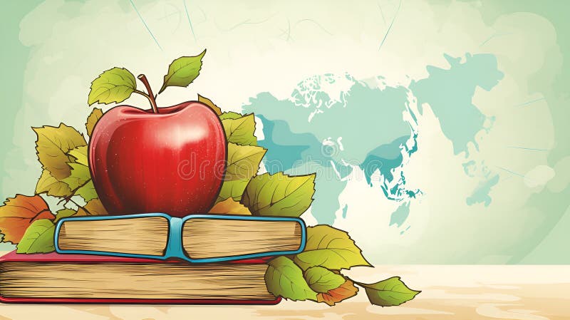 A Back To School Theme Background for Educational Presentations and ...