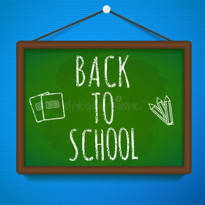 Back To School Theme Objects Eps 10 Stock Vector - Illustration of ...