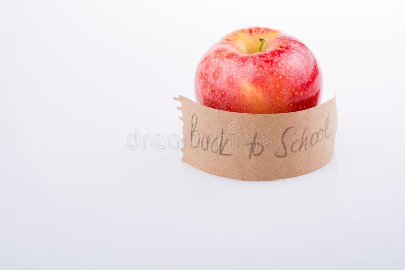 Back To School Theme with an Apple Stock Image - Image of apple, fresh ...
