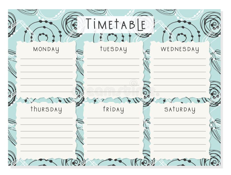 Timetable Lines Stock Illustrations – 354 Timetable Lines Stock ...