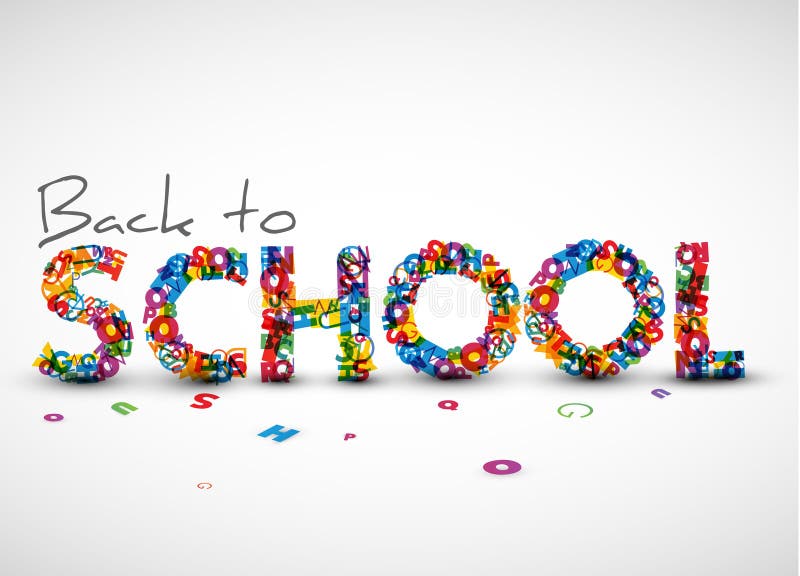 Back To School Vector Illustration Royalty Free Stock Image - Image ...