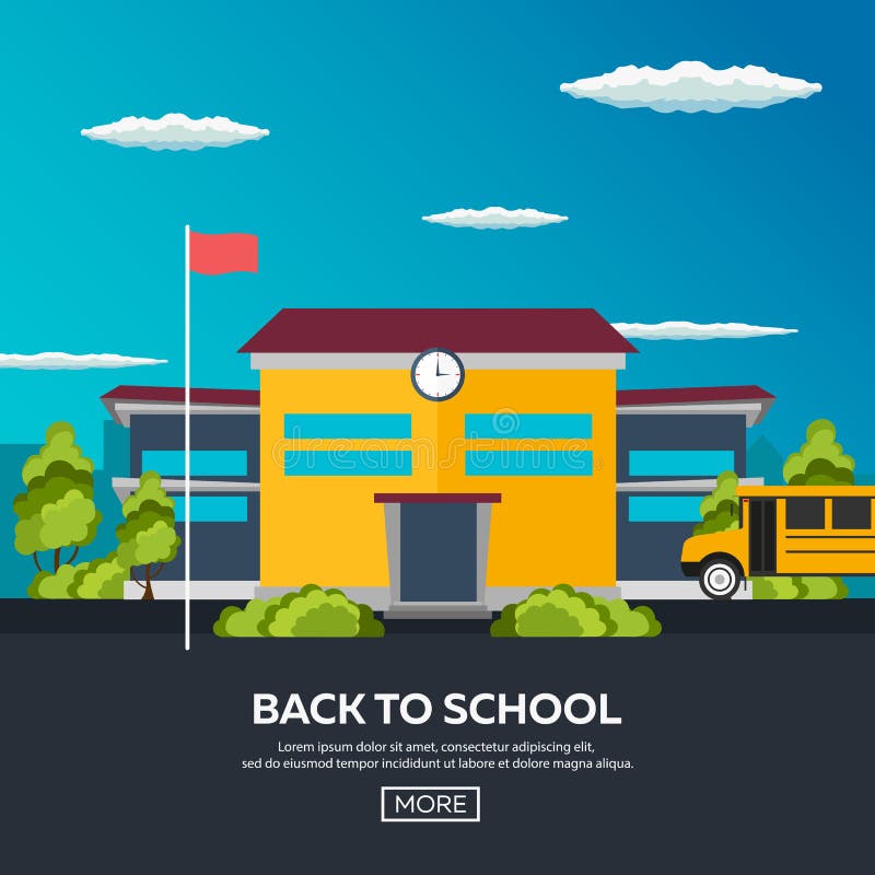 Back To School. Vector Illustration. Stock Illustration - Illustration ...