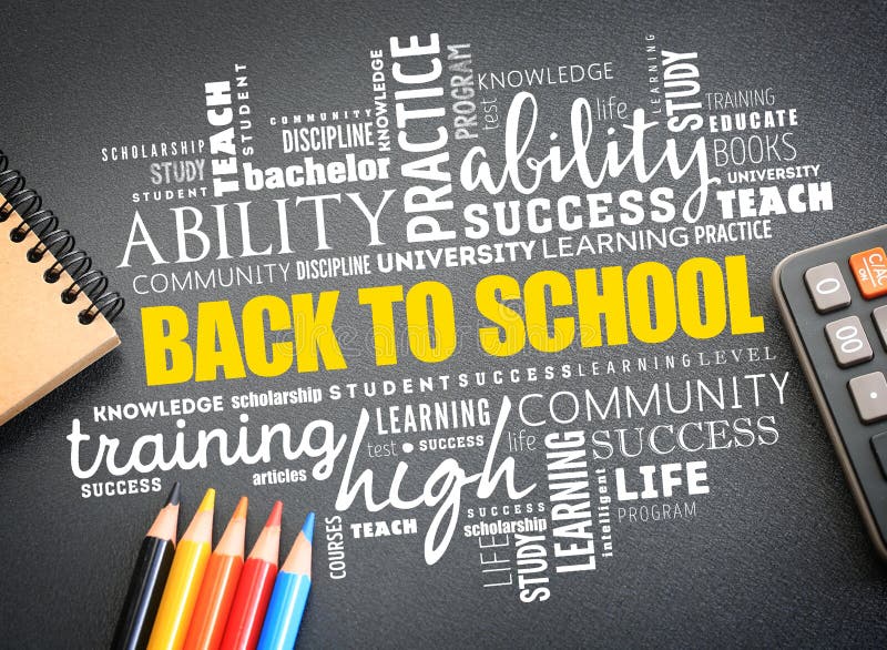 SCHOOL word cloud stock image. Image of educate, research - 200827653