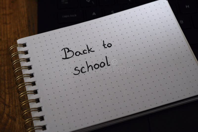 Back to school write stock image. Image of handwritten - 332582493