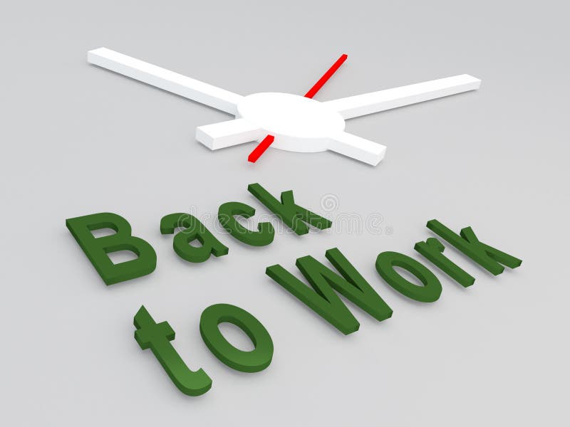 Office Worker Back To Work Stock Illustrations – 428 Office Worker Back ...