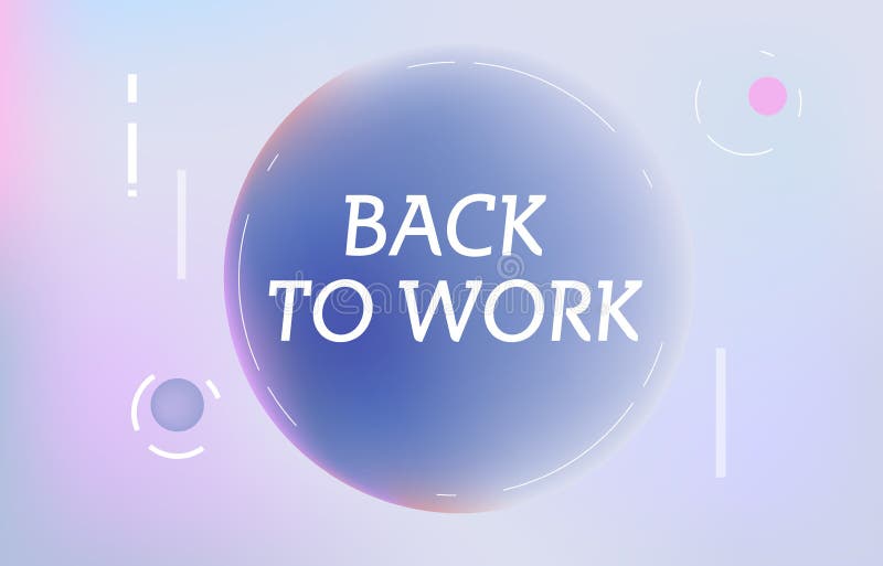 Back To Work Type Stock Illustrations – 109 Back To Work Type Stock ...