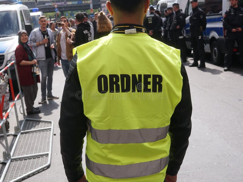 Back Turned German Security Officer Editorial Image - Image of ...