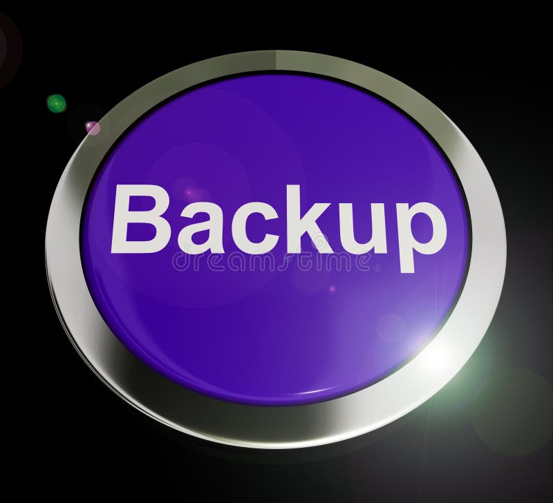 Back Up Data Concept Icon Shows the Importance of a Backup Plan - 3d ...