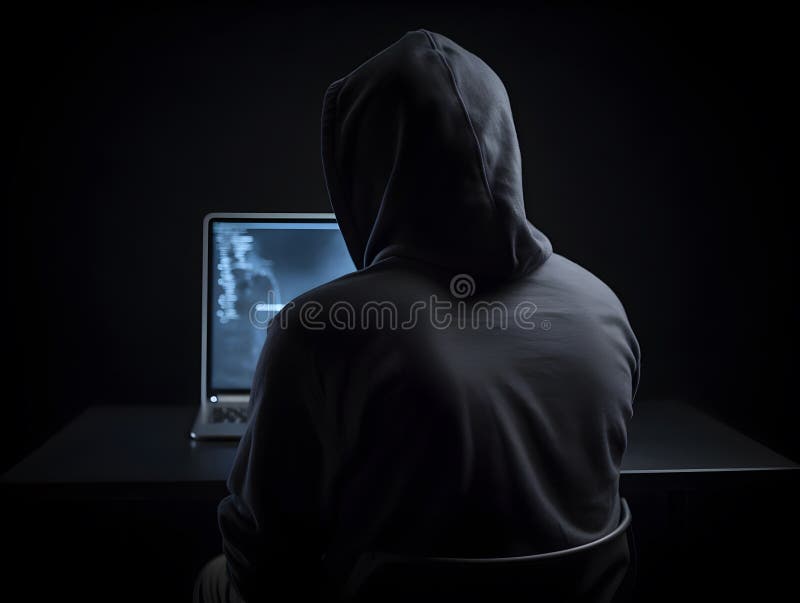 Anonymous Hacker Concept Of Dark Web Cybercrime Cyberattack Etc Ai