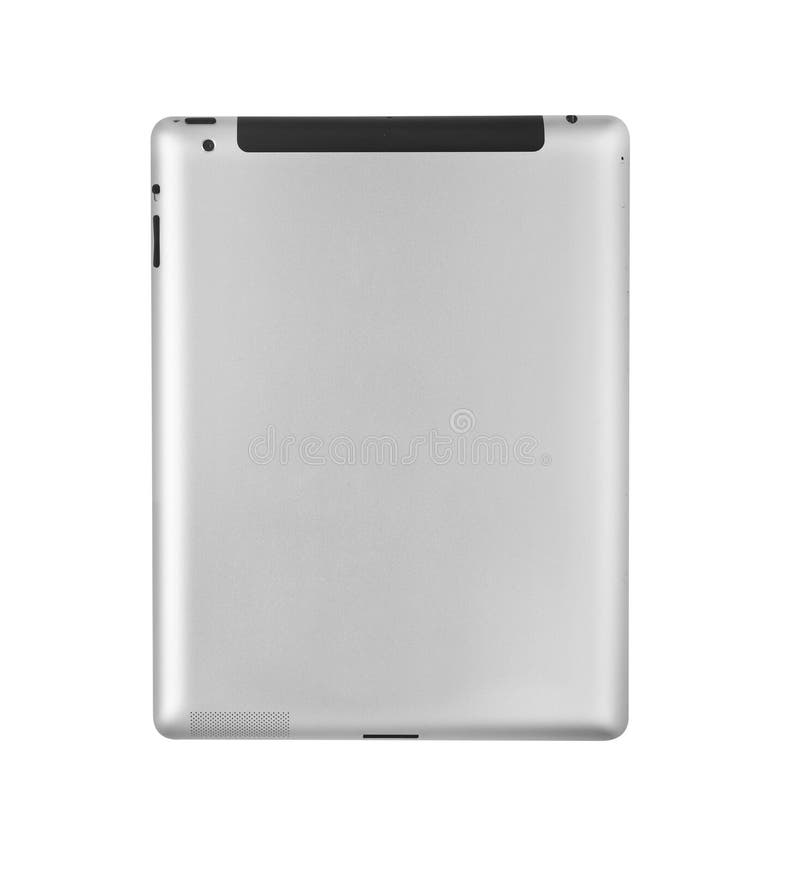 Back View of Apple IPad Air Metal Textured , Developed by Apple Stock ...