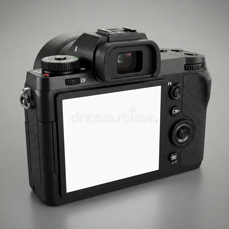 Black Digital Camera Blank Screen (Generated with AI) Stock ...