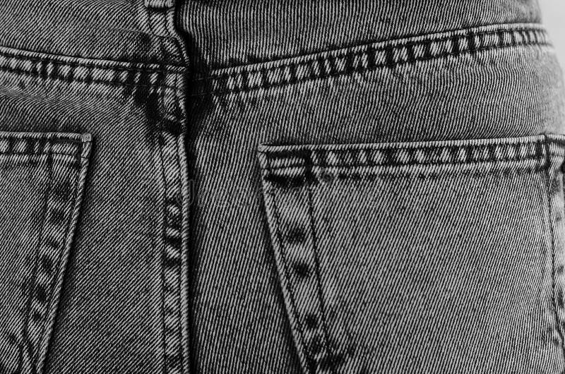 Back View of Black Women`s Jeans Stock Image - Image of shopping, slim ...