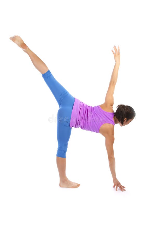 Back view body stretch stock image. Image of meditate - 12942511