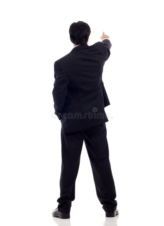Businessman standing back stock image. Image of body - 15589453