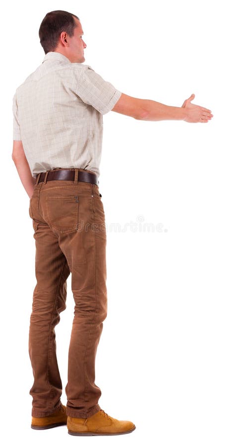 Back View Man Hand Shake Stock Photos - Free & Royalty-Free Stock ...