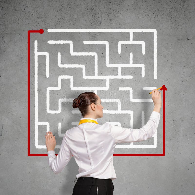 Finding solution stock image. Image of rear, marker - 193247149