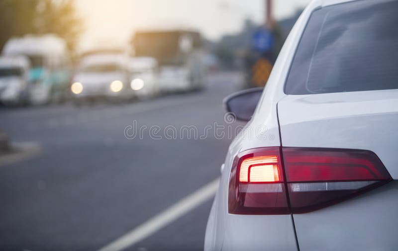 Rush Hour at Traffic stock photo. Image of traffic, motorway - 175693080