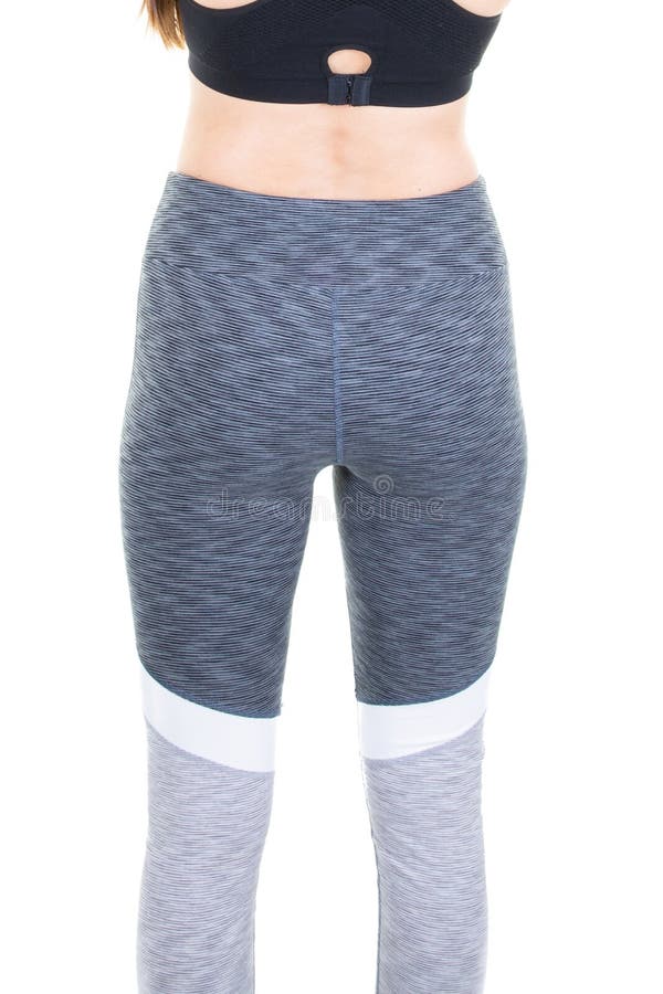 Back View Cropped Image of Fit Muscular Young Woman Stock Photo - Image ...