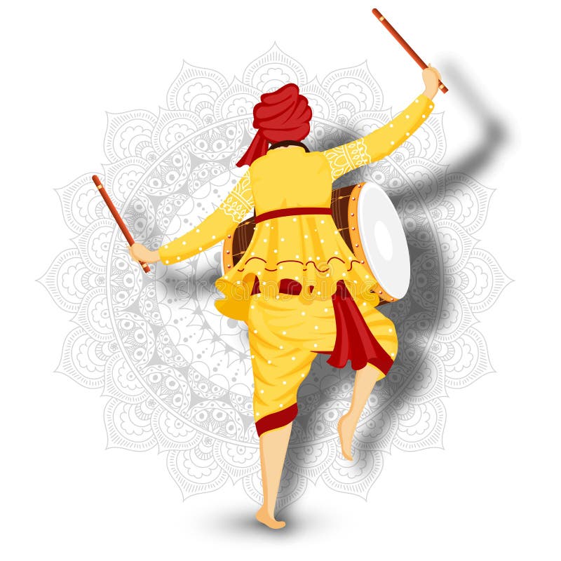 Playing Dholak Stock Illustrations – 58 Playing Dholak Stock ...