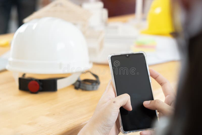 Builder Phone Hand View Back Stock Photos - Free & Royalty-Free Stock ...
