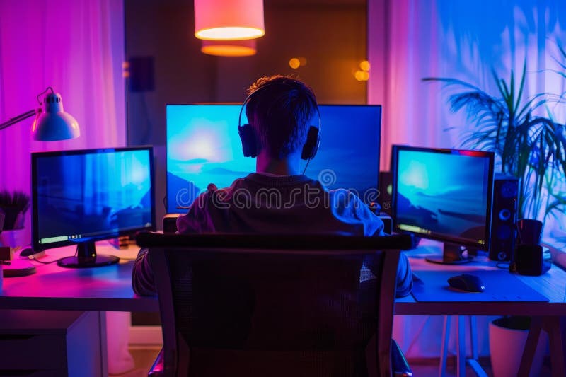 Multimonitor Setup Stock Photos - Free & Royalty-Free Stock Photos from ...