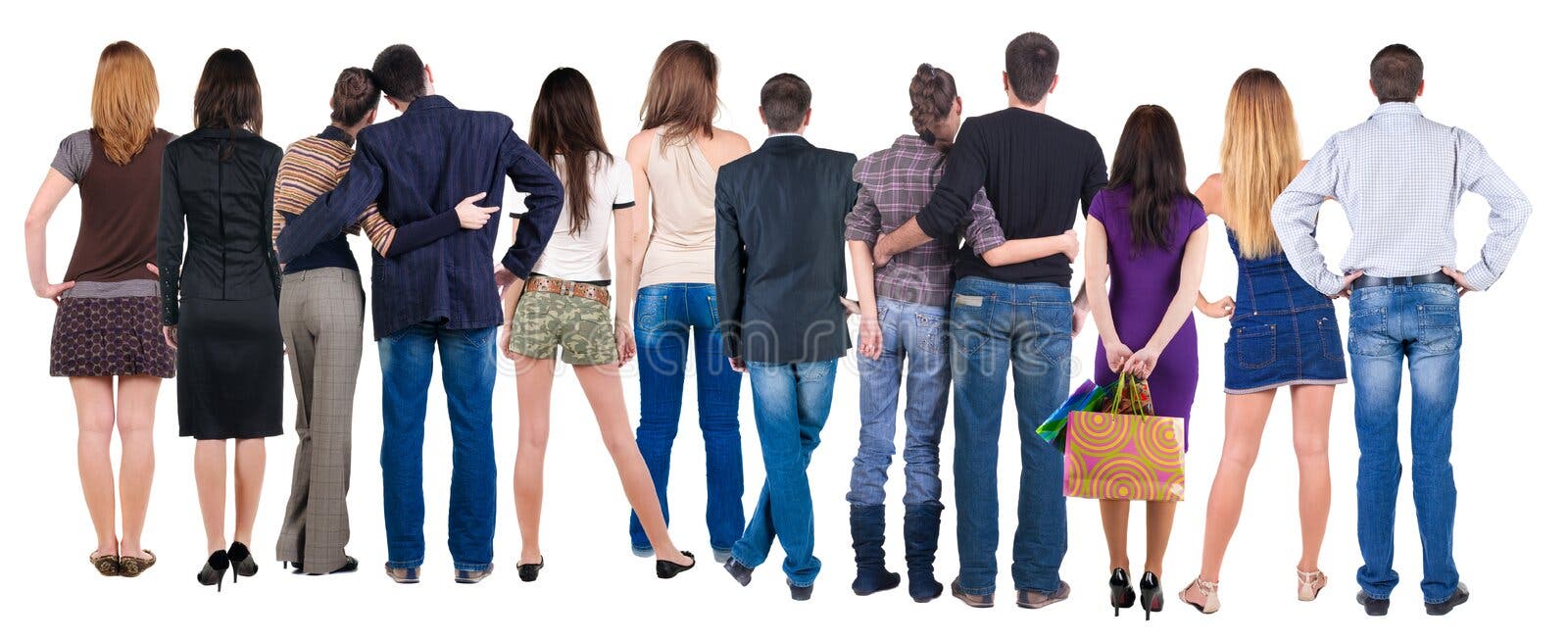 People Standing in a Row stock photo. Image of person - 29638820