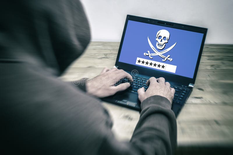 Back view of a hacker stock image. Image of cyber, network - 79203313