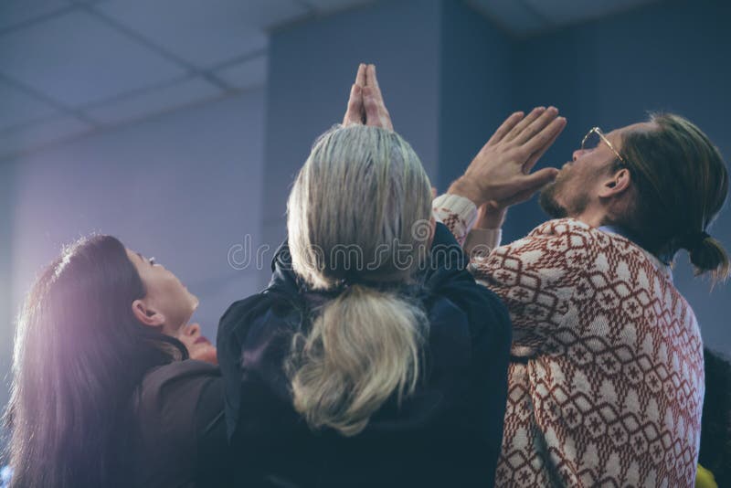 Group Therapy: Diverse People Talking and Giving Support Stock Image ...