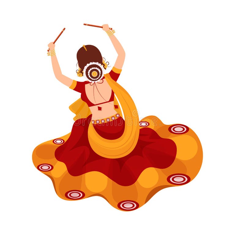 Back View Indian Woman Stock Illustrations 185 Back View Indian Woman